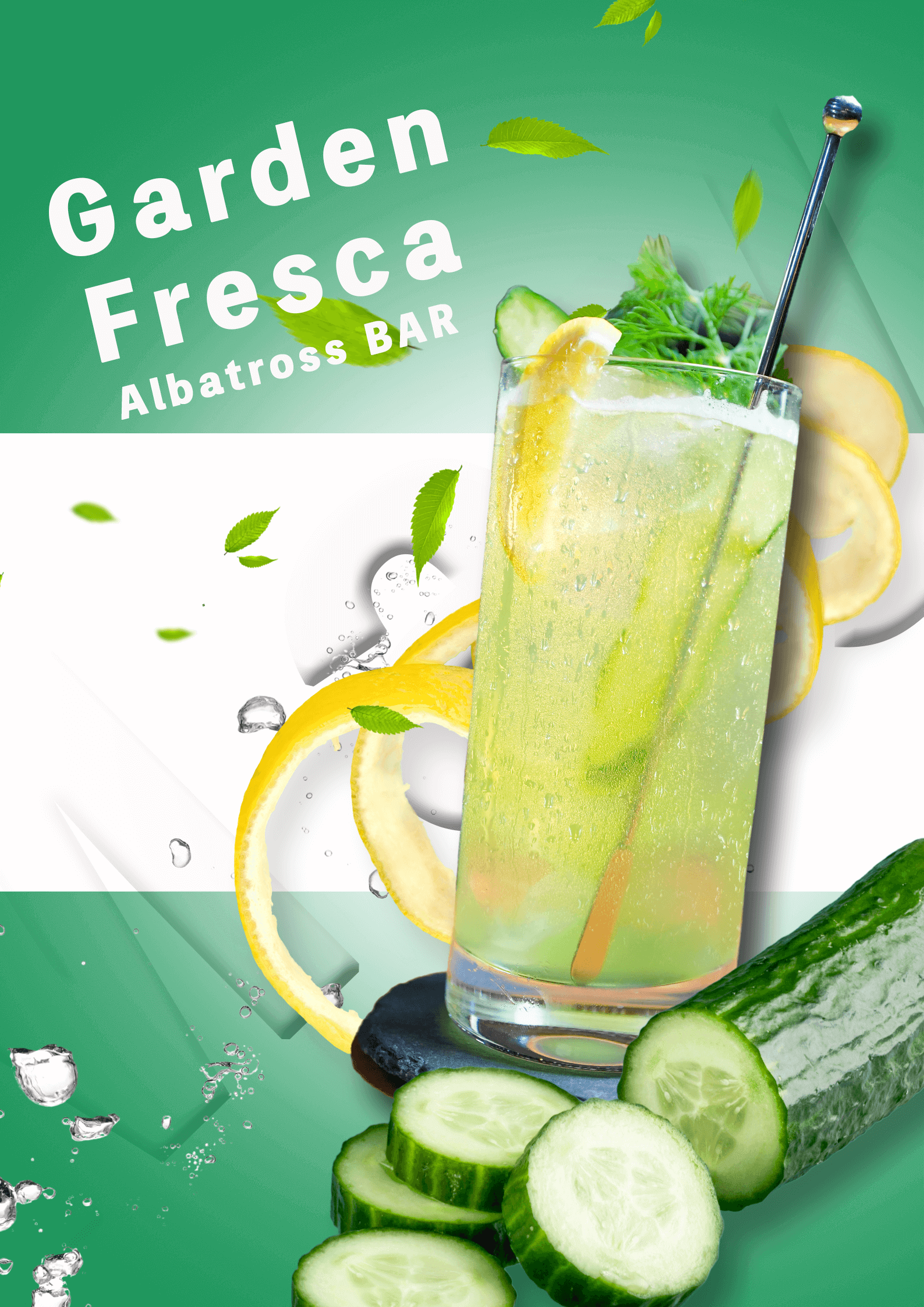 5月限定カクテル ガーデン・フレスカ | Albatross BAR